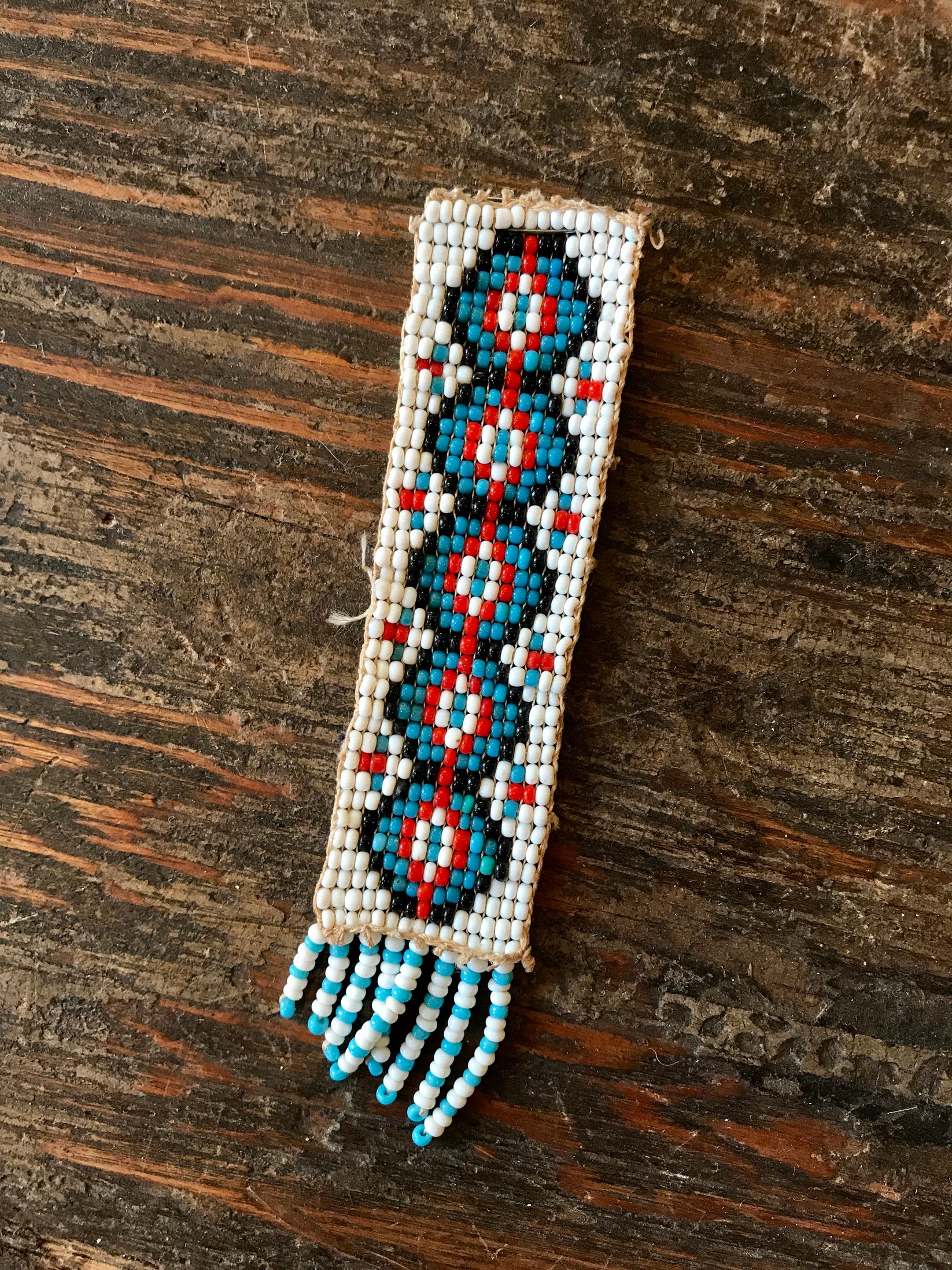 Native American Beaded Safety Pin Piece – High Class Hillbilly